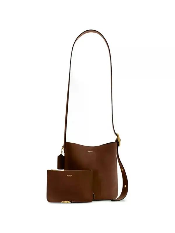 COACH Bleecker 21 Leather Shoulder Bag