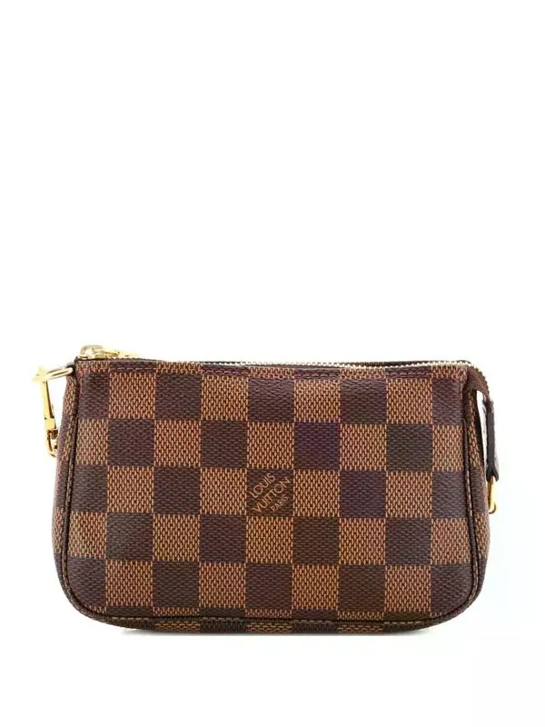 LOUIS VUITTON Pochette Accessoires Damier - Brown