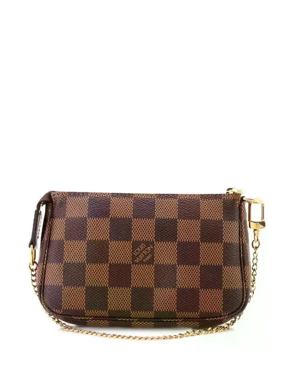 LOUIS VUITTON Pochette Accessoires Damier - Brown