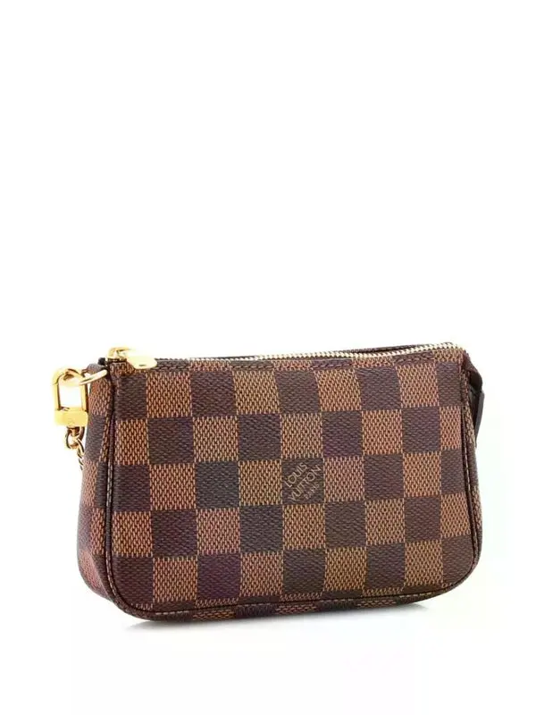 LOUIS VUITTON Pochette Accessoires Damier - Brown