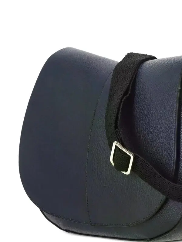 GIANNI CHIARINI Textured-leather Shoulder Bag - Blue