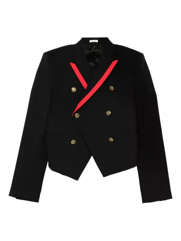 Alexander McQueen Double-breasted Trim Blazer