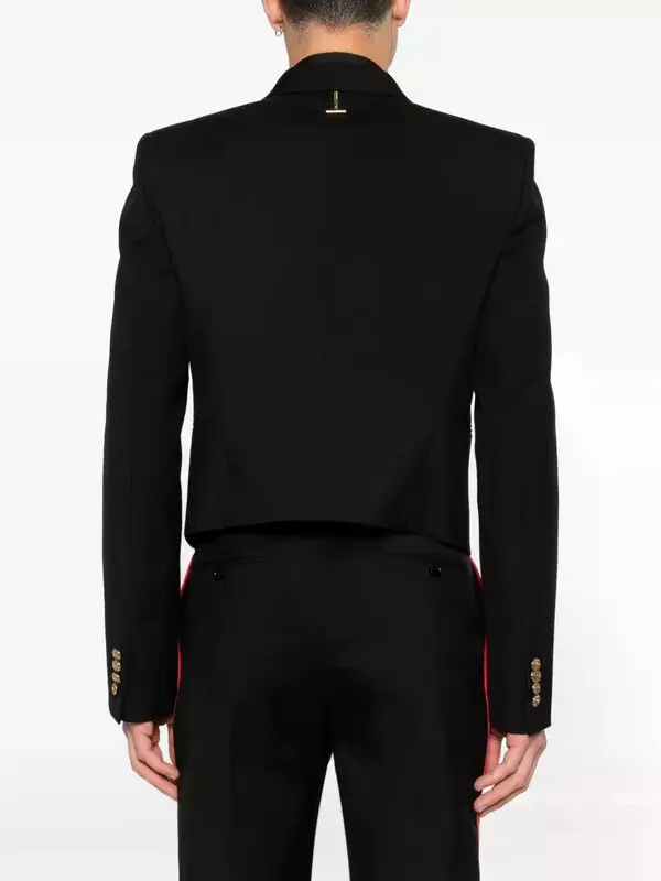 Alexander McQueen Double-breasted Trim Blazer