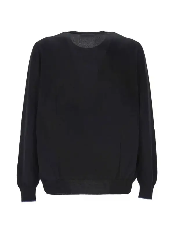 GRAN SASSO Crew-neck Sweater - Black