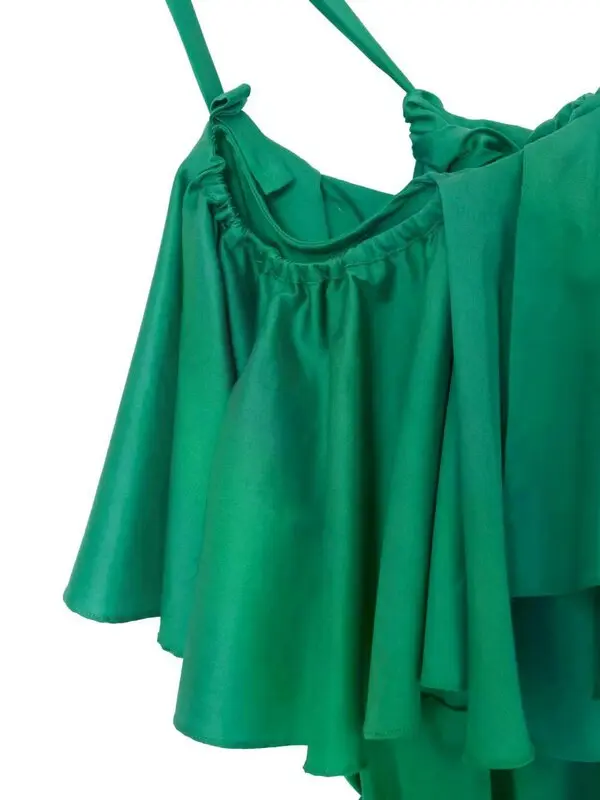 ALESSANDRO DE BENEDETTI Cotton Ruffled Dress