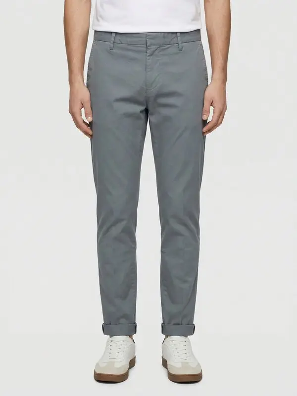 DONDUP Cotton Pants - Grey