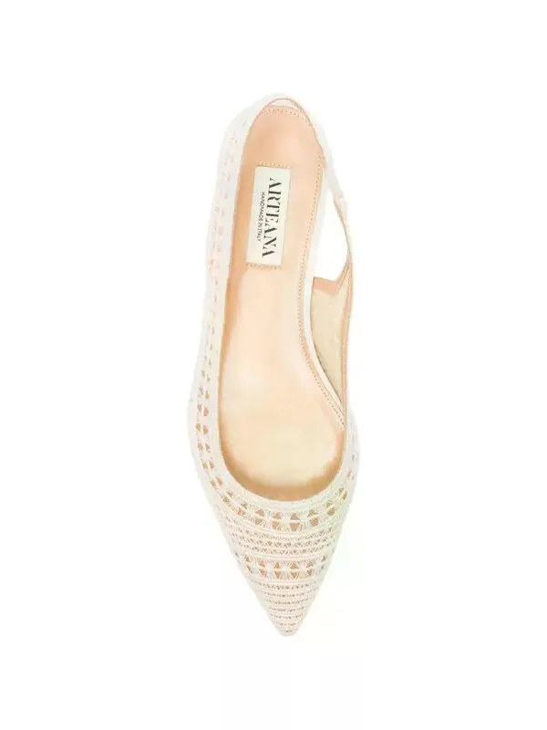 ARTEANA Woven Slingback Sandals