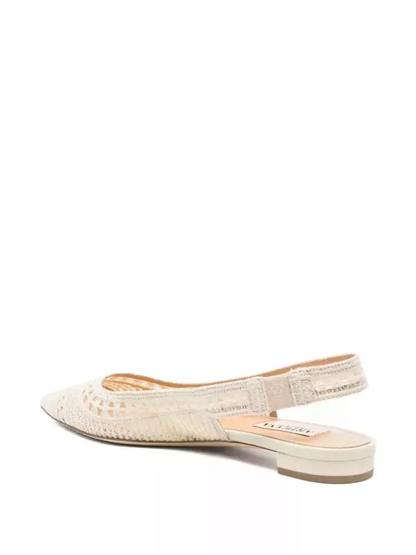 ARTEANA Woven Slingback Sandals