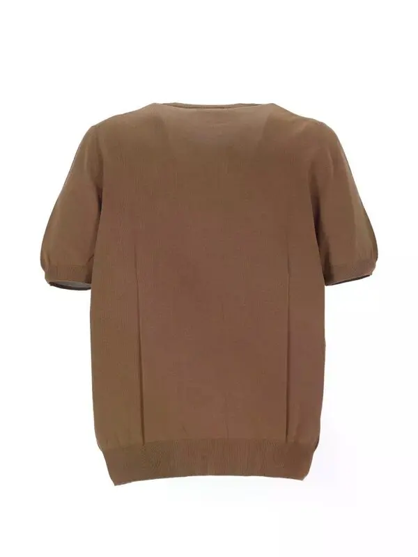 GRAN SASSO Knitted Short-sleeve T-shirt