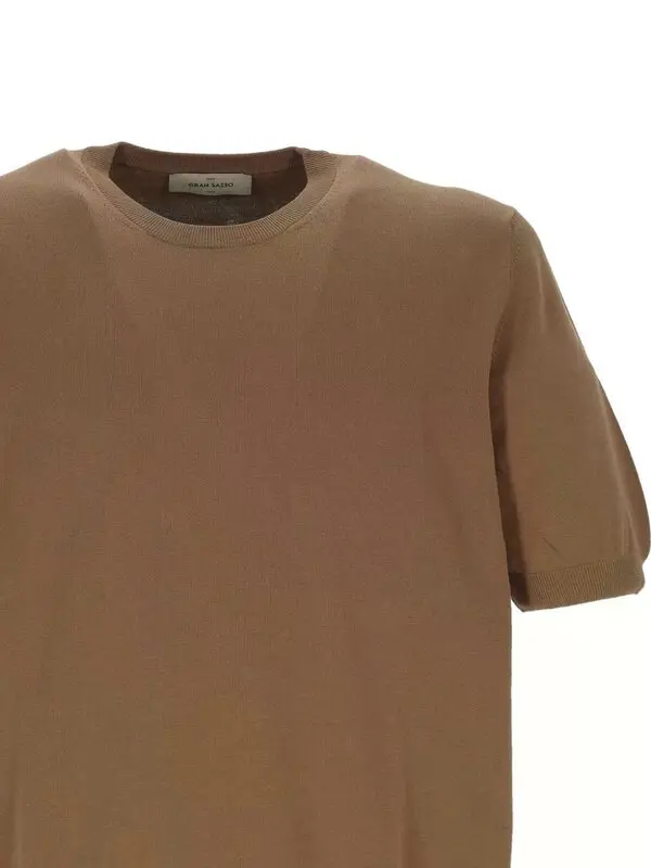GRAN SASSO Knitted Short-sleeve T-shirt
