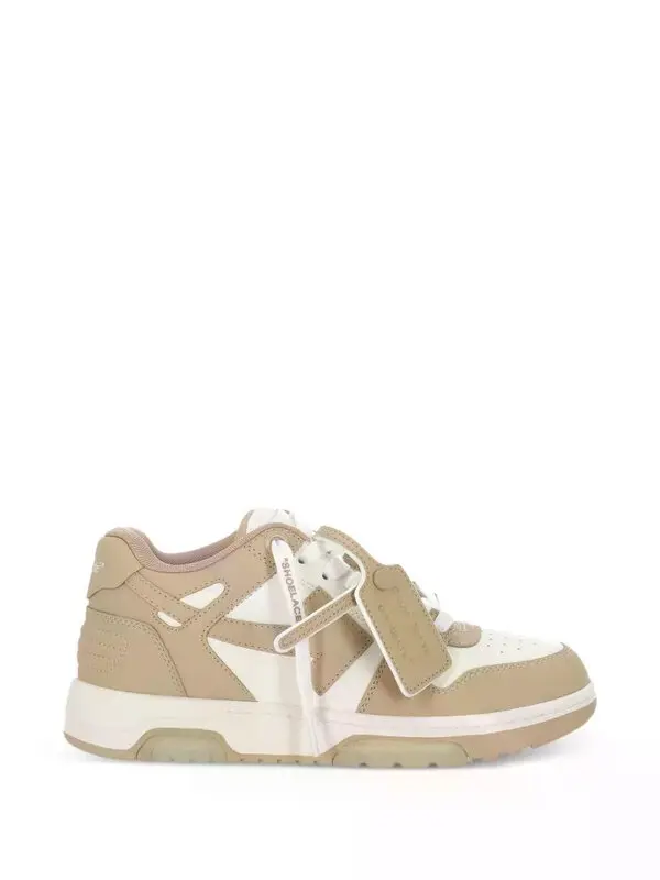Off-White Cutout Detail Sneakers