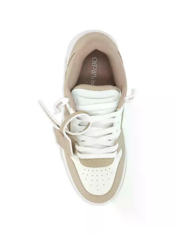 Off-White Cutout Detail Sneakers