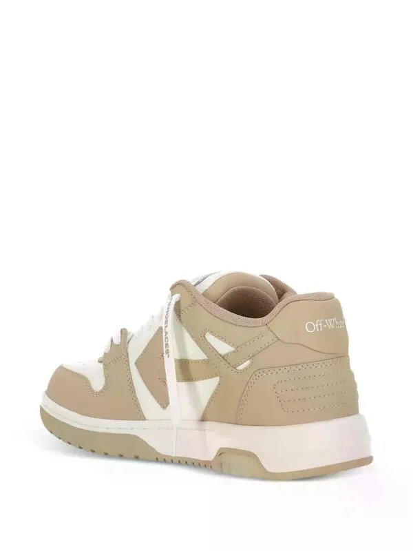 Off-White Cutout Detail Sneakers
