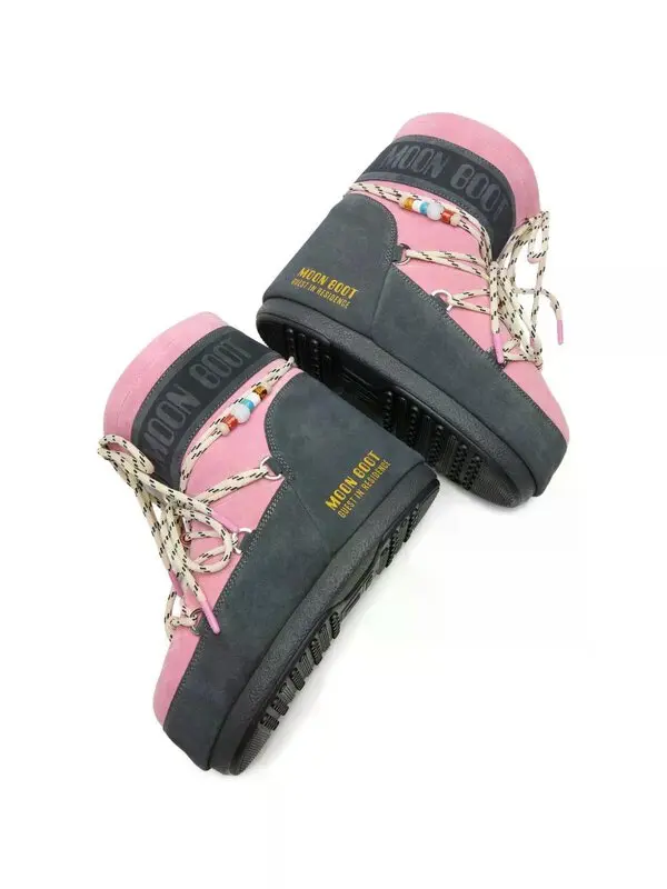 Moon Boot X Guest In Residence Round-toe Boots - Pink