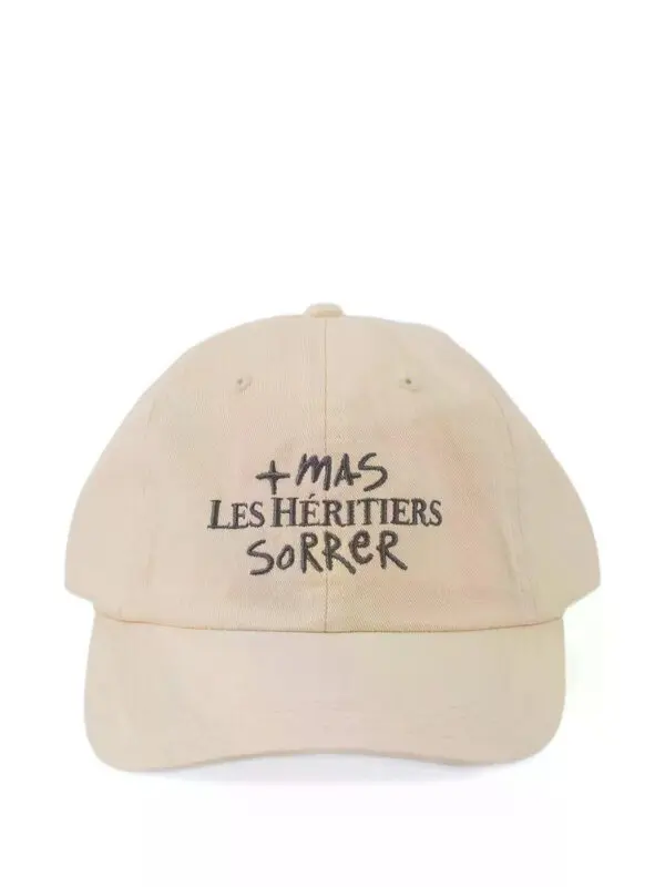 LES HÉRITIERS Embroidered Cap - Neutrals