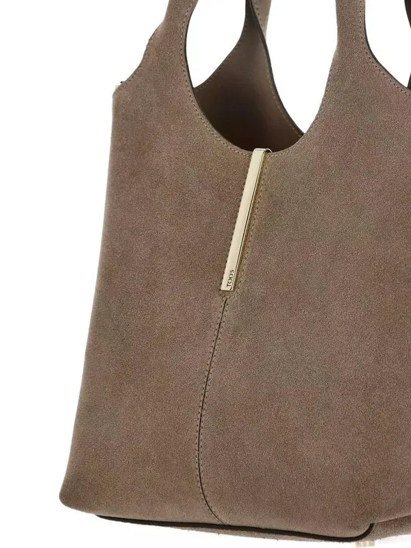 TOD'S Round Handle Tote Bag - Neutrals