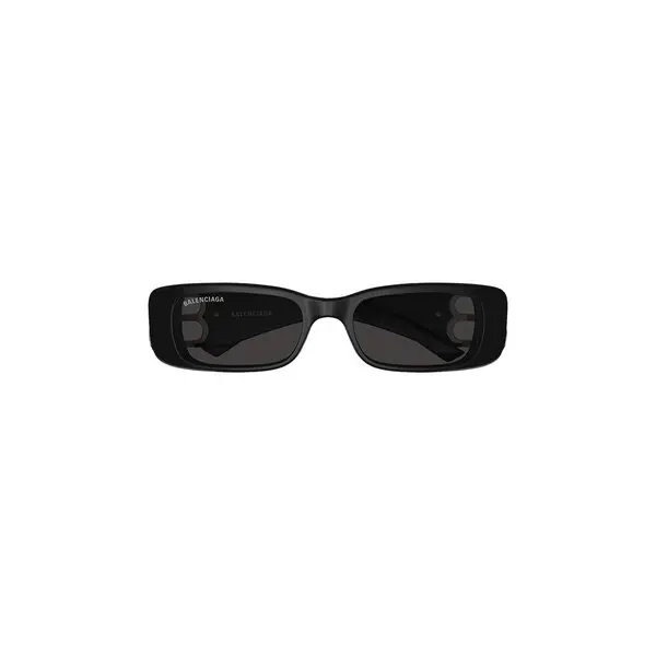 Balenciaga Rectangle Frame Sunglasses - Black
