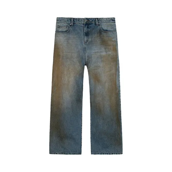 BASKETCASE Lax Baggy Denim 'mud Wash - Multicolor