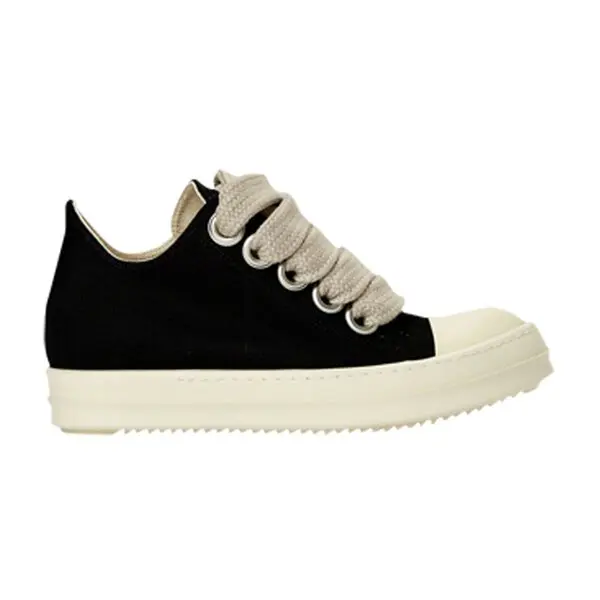 Rick Owens Fogachine Cotton Megalace Low - Black