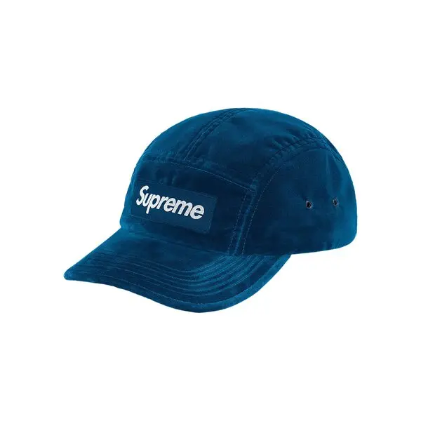 Supreme Velvet Camp Cap - Teal