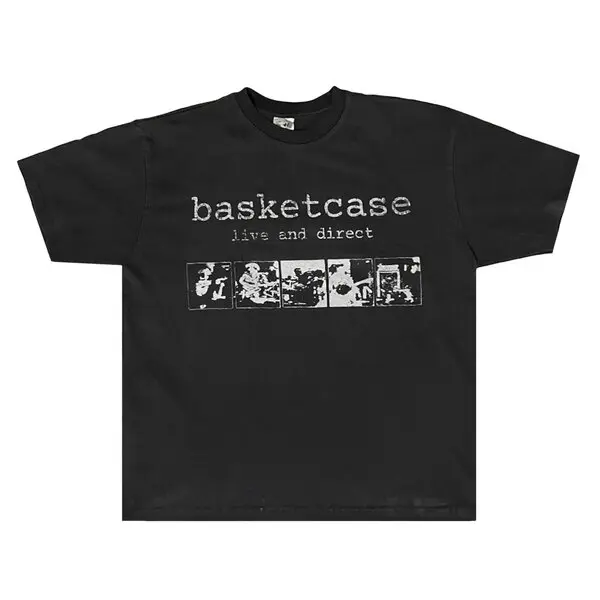 BASKETCASE Scar T-shirt 'vintage - Black