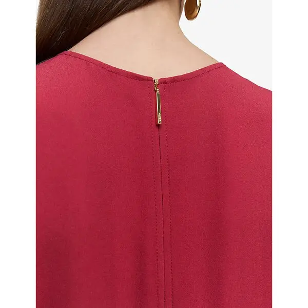 JOSEPH Long-sleeve Crepe Midi Dress