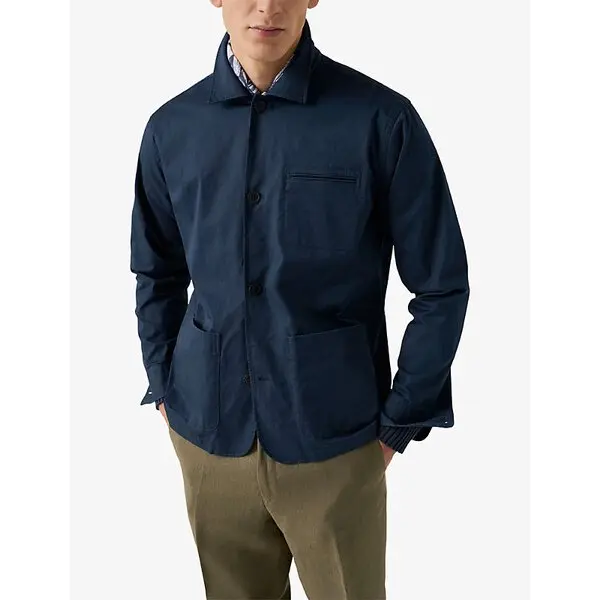 Eton Stretch-cotton Chore Jacket