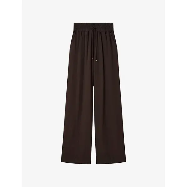 JOSEPH Dee Crepe Wide-leg Trousers
