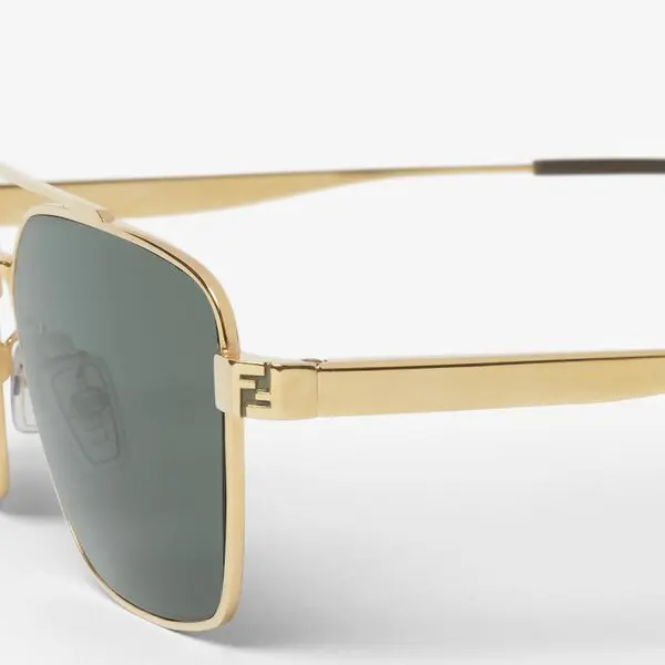 Fendi Metal Pilot Sunglasses