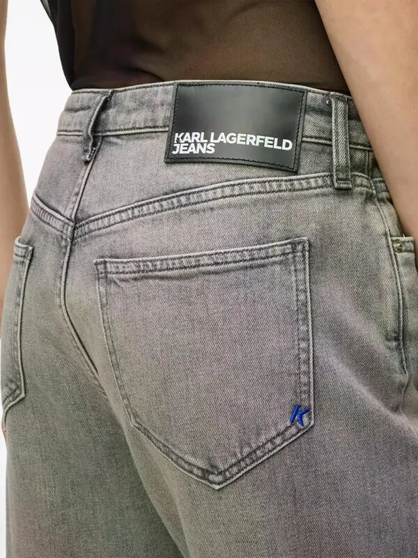 Karl Lagerfeld Five-pocket Flare Jeans - Grey