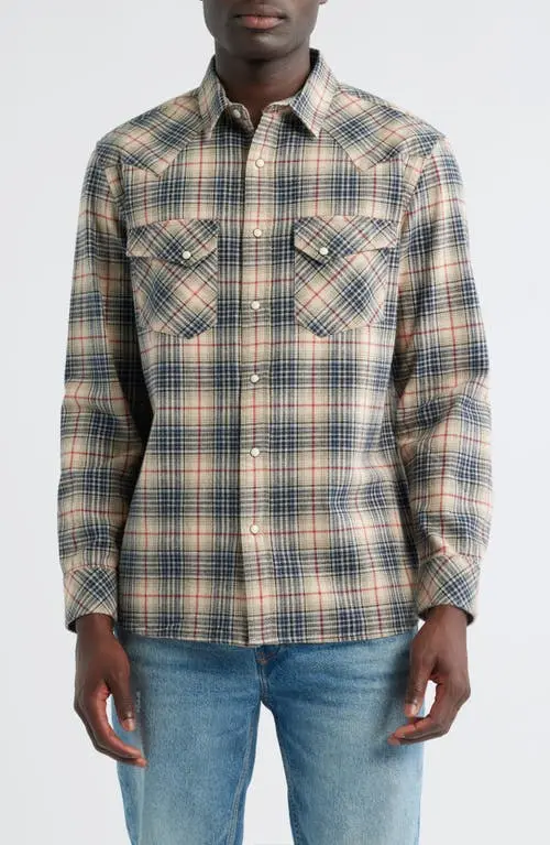 Pendleton Wyatt Plaid Cotton Snap-up Shirt