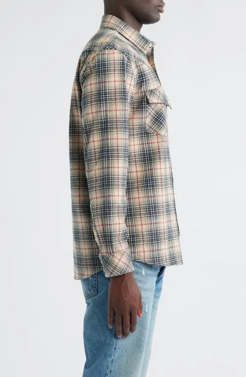 Pendleton Wyatt Plaid Cotton Snap-up Shirt