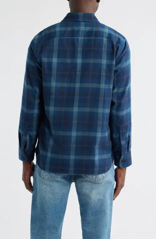 Pendleton Burnside Plaid Flannel Button-up Shirt - Denim Plaid