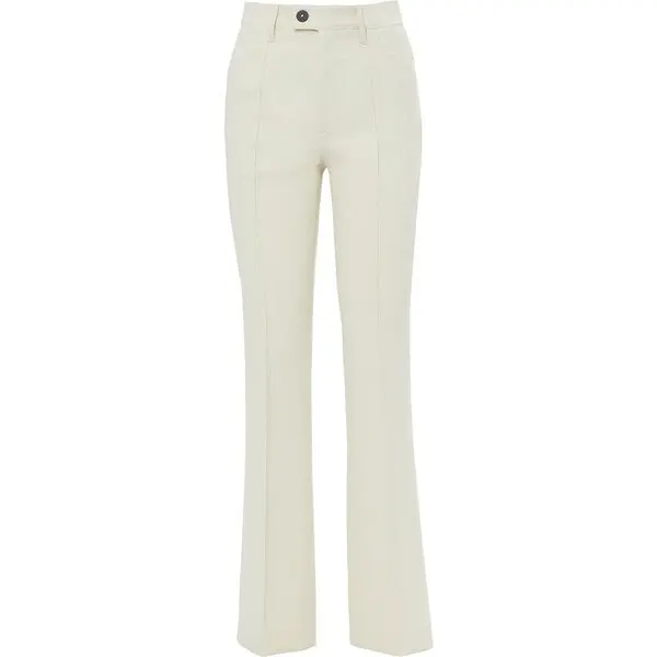 GIZIA Topstitched Flared Trousers