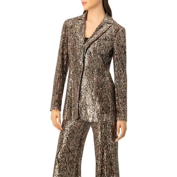 IVONNE Sequin Blazer - Multicolor