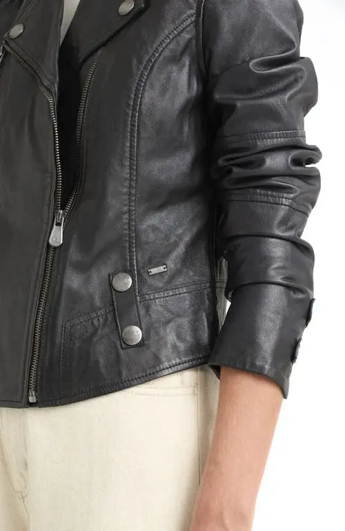 VELEZ Sheep Leather Biker Jacket