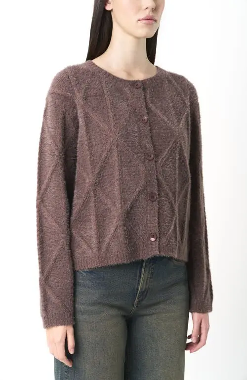 VELEZ Knitted Cardigan - Dark Brown