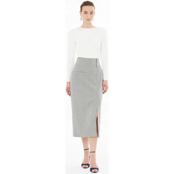 GIZIA Midi-skirt With Slit