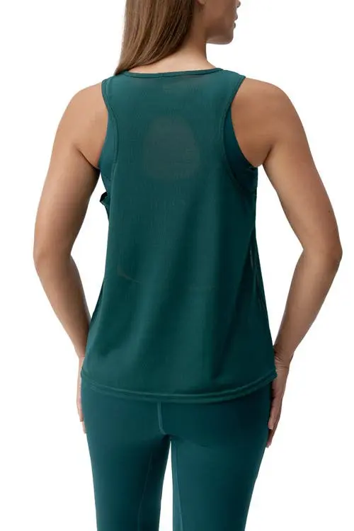 BORN LIVING YOGA Bora Performance Sport T-shirt - Deep Green