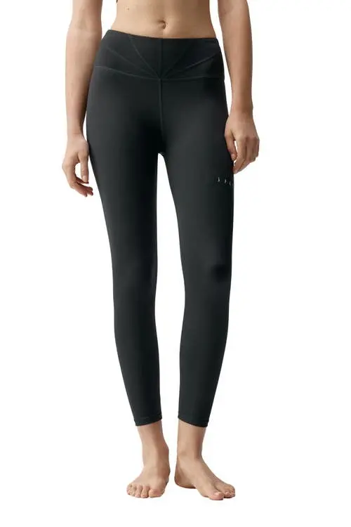 BORN LIVING YOGA Prida 7/8 Performance Rise Leggings - Black