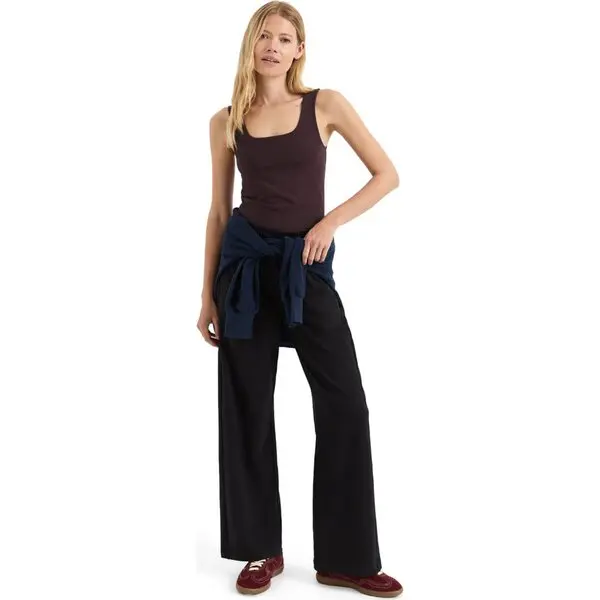 PACT Organic Cotton Square Neck Tank - Plum