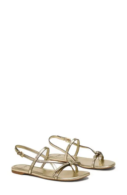 Kate Spade New York Loop Metallic Ankle Strap Sandal