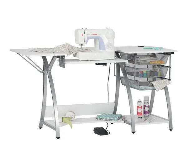 SEW READY Pro Stitch Sewing Machine, Hobby And Computer Table