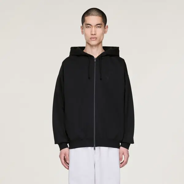 Adidas Y-3 Brushed Terry Zip-up Hoodie