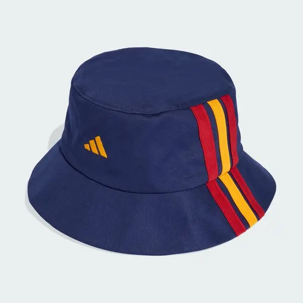 Adidas 3-stripes Bucket Hat - Dark Blue / Collegiate Gold / Team Power Red 2
