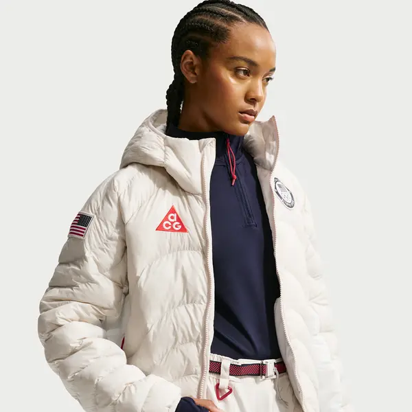 Nike X United States Olympic Team Therma-fit Adv Jacket - Brown
