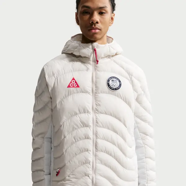 Nike X United States Olympic Team Therma-fit Adv Jacket - Brown