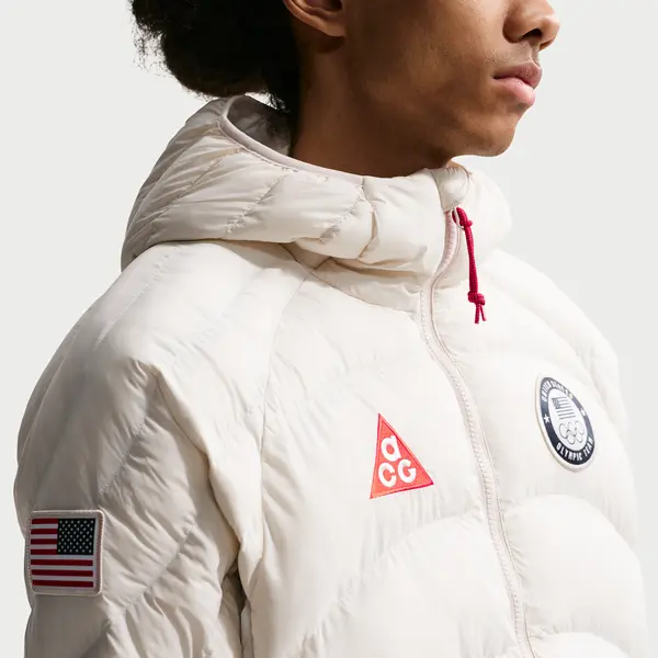 Nike X United States Olympic Team Therma-fit Adv Jacket - Brown