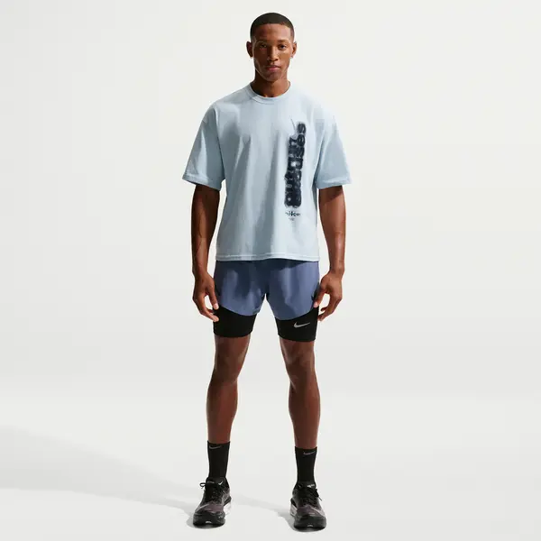 Nike Short-sleeve Running T-shirt - Blue