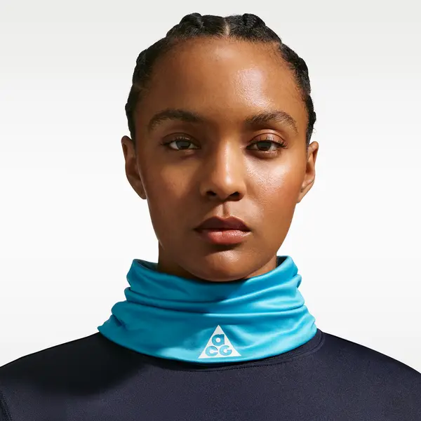 Nike Usa Reversible Uv Trail Running Neck Wrap - Blue